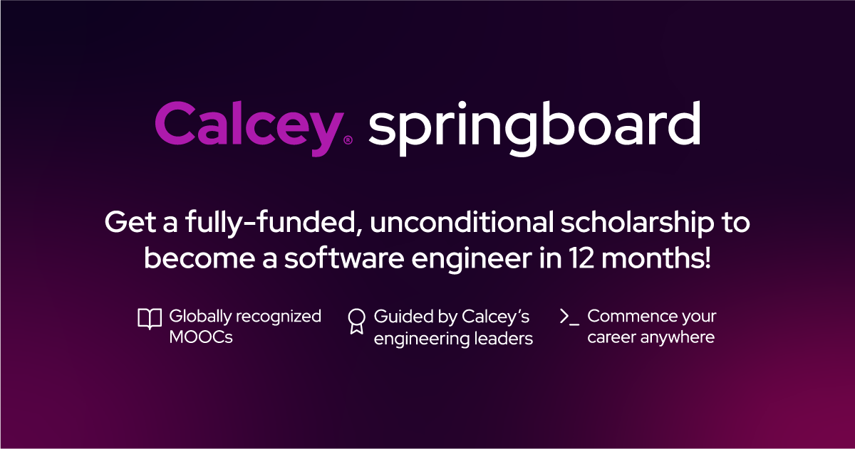 Ready, steady, Springboard! | Calcey